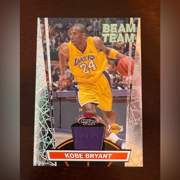 Topps | Other | 20708 Topps Stadium Club Beam Team Kobe Bryant Btrkb ...